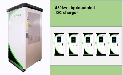 China 480kW Liquid Cooled EV DC Fast Charging Station CCS2 7 Inch Touch Screen 800A Output for sale