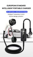 China 7KW Portable EV Charger 32A Single Phase AC Charging Gun with IEC 62196 Connector CE Certified for sale