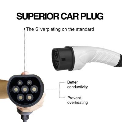 China ROHS Portable DC EV Charger 7KW 11A Type 2 with Overvoltage Protection for sale