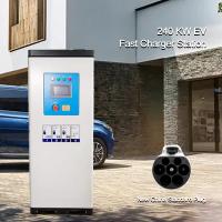 China 240kW EV Fast Charger 3P+N+PE Outdoor DC Charging Station with 2 Guns 7m Cable for sale