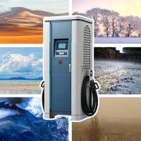 China 160KW GB/T DC EV Charging Station 700V High Voltage EV Charger with Dual Guns for sale