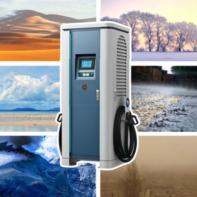 China 160KW GB/T DC EV Charging Station 700V High Voltage EV Charger with Dual Guns for sale