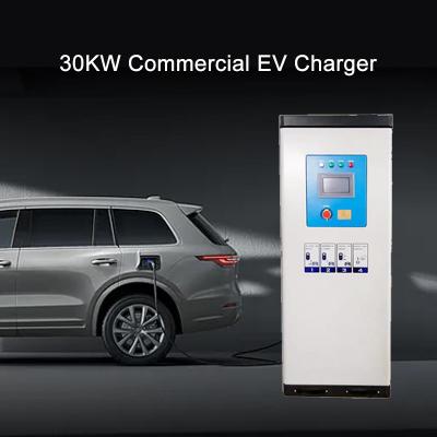 China 30kW DC EV Charger OCPP1.6 Ethernet 4G WiFi IP54 Touch Screen CCS2 380V for sale