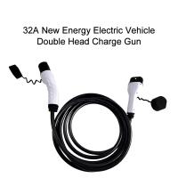 China 22kW 32A 3-Phase EV Charging Extension Cable 5m Type 2 IEC 62196 for sale