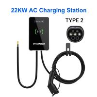 China OCPP 2.0J Wallbox EV Charger 32A Portable Level 2 Electric Car Charger 22kW 3 Phase for sale