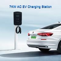 China Dustproof 380VAC 7KW AC Home Charging Stations RFID LED Interface for sale