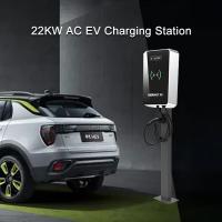 China 4G Communication AC EV Charging Station 3 Phase Type 2 22KW Charger for sale