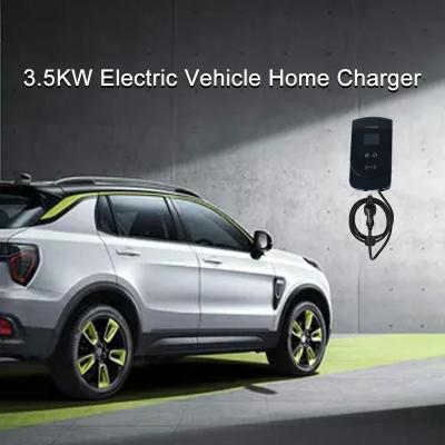 China CE 3.5KW Electric Vehicle Home Charger Type 2 OCPP 1.6 IP65 220V for sale
