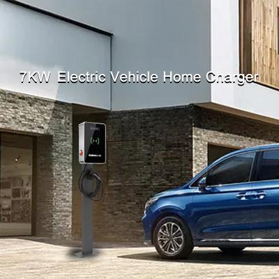China CE 7KW Level 2 Electric Car Charger Wallbox Over Temperature Protection IP65 for sale