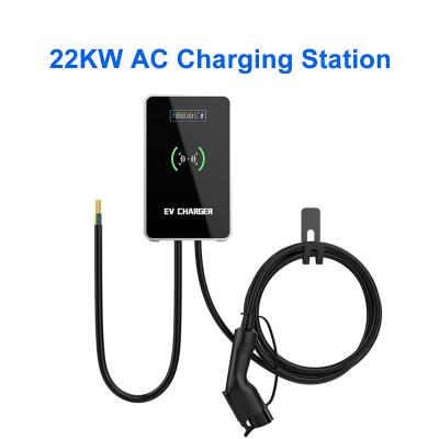 China Plug and Play Electric Vehicle Home Charger 3 Phase Type 2 22kW 32A for sale