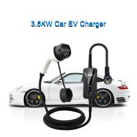 China CE Certified 3.5kW Adjustable 8A-32A Portable EV Charger Type 2 Plug IP65 for sale