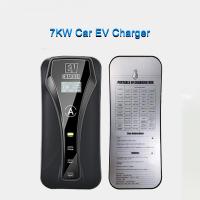 China CE Certified 7kW Portable EV Charger Type 2 Adjustable 8A to 32A AC Charging Gun for sale