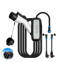 China Portable Car EV Charger 3.5KW 16A 32A IP66 with 5M 10M 15M 20M Cable for sale