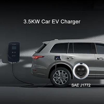 China 3.5KW AC EV Charger Type 2 OCPP 1.6 SAE J1772 16A 220V Home Wallbox for sale