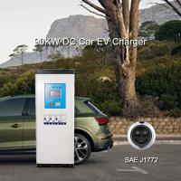 China Commercial 90KW DC EV Charger Station Outdoor SAE J1772 380V AC Input for sale