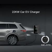 China AC EV Charger 22kW 32A 3 Phase with 8 Safety Protections IP65 for sale