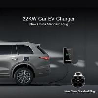 China IP54 IK10 22KW 3 Phase AC EV Charger GB/T Wallbox Fast Car Charger for sale