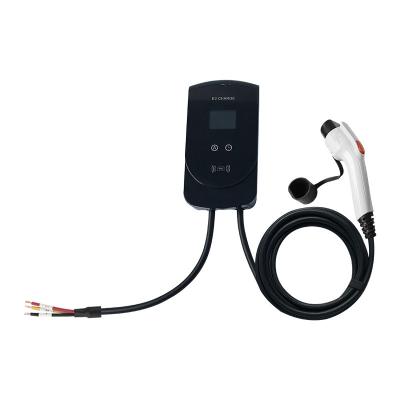 China Three Phase AC EV Charging Station 5in Screen 7KW Wall Charger for sale