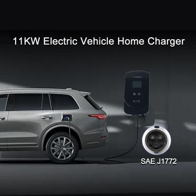 China 380V 11KW SAE J1772 Electric Vehicle Home Charging Station IP65 Outdoor EV Charger for sale