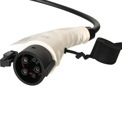 China SAE J1772 250V 32A AC EV Charging Gun Level 2 Extension Cord with 4x6mm² Cable for sale