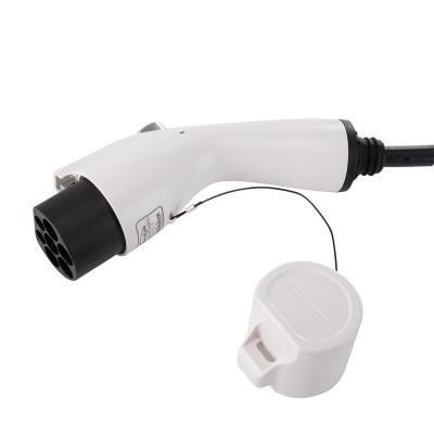China GB/T SAE J1772 AC 3 Phase EV Charging Extension Cable 32A 250V for sale