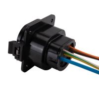 China 440V Electric Vehicle Charging Socket 3 Phase IEC62196 Type 2 for sale