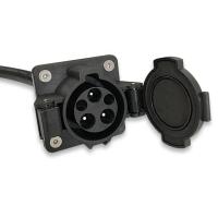 China 1 Phase EV Charging Sockets SAE J1772 DC Fast Charging Connector for sale