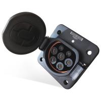 China GB/T 750V 250A DC EV Charging Socket IEC 62196 Type 2 Flame Retardant UL 94V-0 for sale
