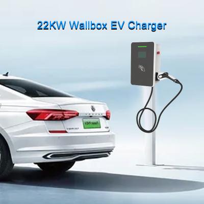 China Ethernet Interface Wall Box EV Charger 3W 22KW 240V Fast Charging Platform for sale