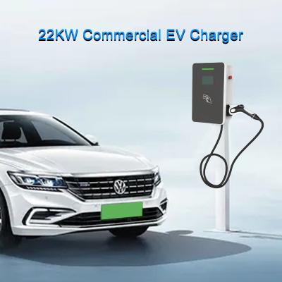 China IP55 Commercial EV Charging Station 22kW AC Electric Car Charger with CE Certification for sale