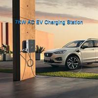 China 7KW J1772 Home EV Charging Station IP55 32A AC Electric Vehicle Charger for Residential Parking Lots for sale