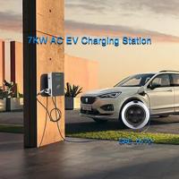 China SAE J1772 AC EV Charging Station 7KW 32A Smart Wallbox with WiFi OCPP1.6 for sale