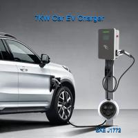 China SAE J1772 7KW 32A AC Home EV Charger Wallbox Electric Vehicle Charging Station for sale