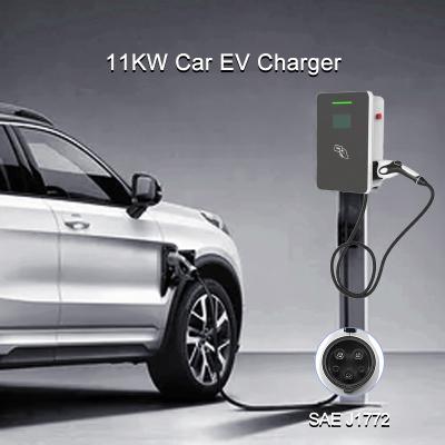 China 11kW 32A Home AC EV Charger OCPP 1.6 WiFi APP Smart Charging Station for Public Parking Lots for sale