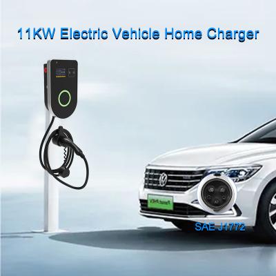 China OCPP1.6J 11KW Electric Vehicle Home Charger SAE J1772 AC Charging Station with IP55 for sale