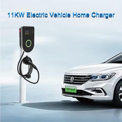 China IEC 61851-1 11KW Electric Vehicle Home Charger IP54 Smart EV Charging Station 32A for sale