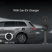 China 3 Phase AC EV Charger SAE J1772 7KW Smart Charging Station with OCPP 1.6 for sale