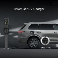 China SAE J1772 22kW AC EV Charger Intelligent Charging Station with OCPP 1.6 for sale