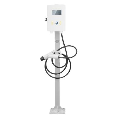 China Commercial Smart 7KW Type 2 AC Electric Vehicle Charger with 4G Wireless Communication for sale