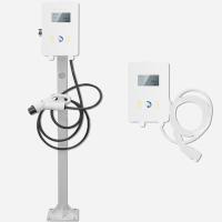 China 55Hz LED Display Home EV Charger 7KW Intelligent AC Charging Stations for sale
