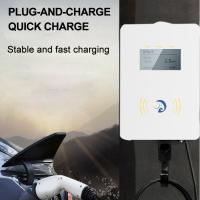 China 7KW 220VAC Home EV Charger IP54 Sheet Metal Shell with 4.3 Touch Screen for sale