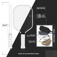 China MOD TA-15 Pro Player Edition Gen 3 Pickleball Paddle 16mm T700 Carbon Fiber Thermoformed Core for sale