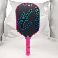 China Matte T700 Carbon Fiber Pickleball Paddle 16mm Honeycomb Core Thermoformed for sale