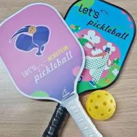 China PP Honeycomb Core Fiberglass Pickleball Paddle Set 2 Paddles 4 Balls Bag Custom for sale