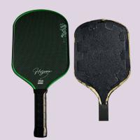 China LONG HIGOOO Pickleball Paddle 16mm Thermoformed Titanium Foam Core Hybrid Power Serrated with Cover for sale
