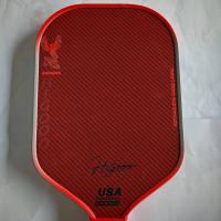 China HIGOOO ZHUQUE 16mm TechFlex Power TFP Core Red Kevlar Pickleball Paddle with Free Cover for sale