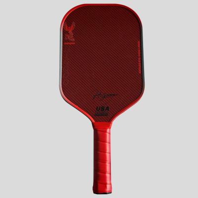 China HIGOOO ZHUQUE 16mm TechFlex Power TFP Core Red Kevlar Pickleball Paddle with Free Cover for sale
