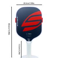 China HIGOOO USAPA Approved Elongated Pickleball Paddle T700 Carbon Fiber 16mm Honeycomb Core 40.6cm Length for sale