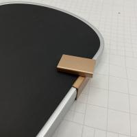 China HIGOOO Custom Carbon Fiber Pickleball Paddle 14mm 16mm Electroplated Shiny Edge Elongated Design for sale