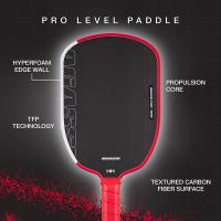 China Higooo Customizable Gen4 Agassi Pro 16mm T700 Carbon Fiber Pickleball Paddle for sale